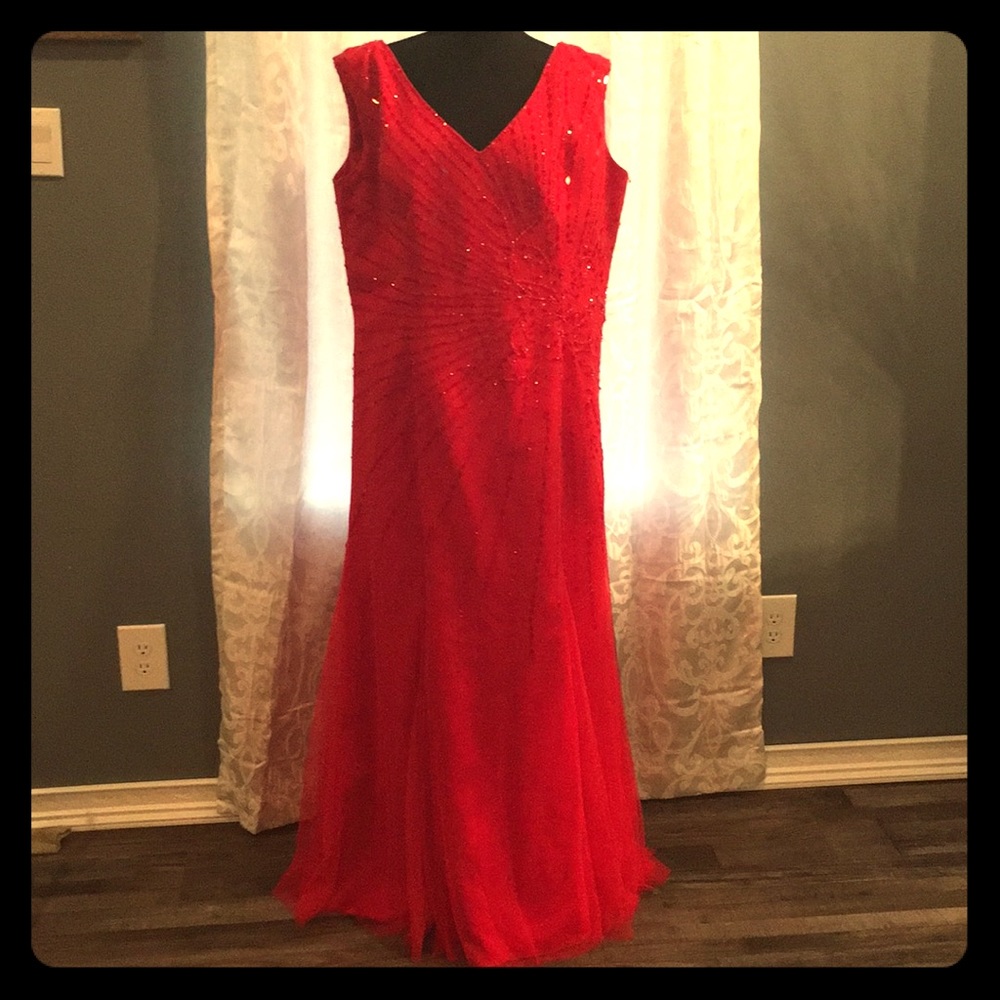 Modern Maids Collection Red Prom Dress - Gem